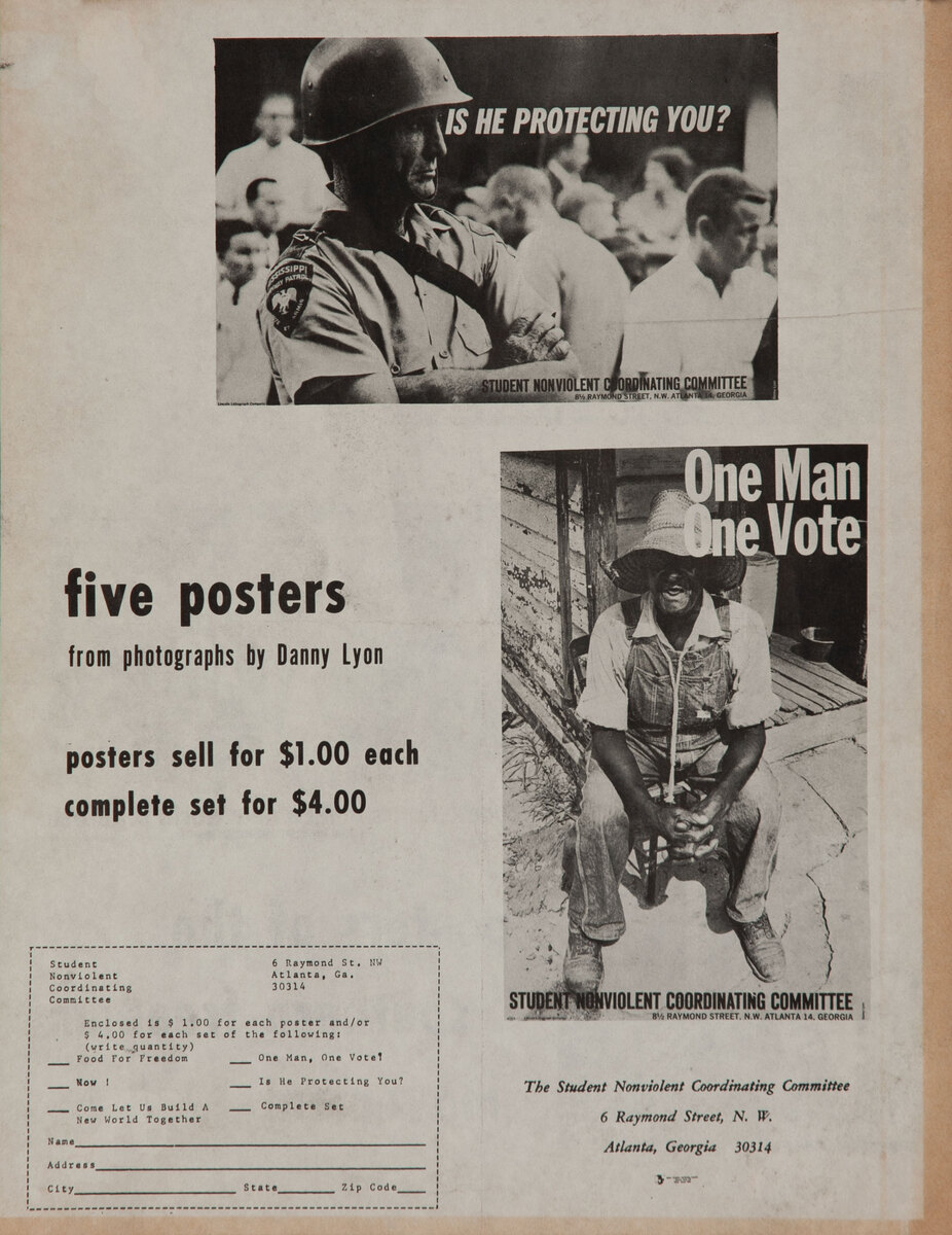 Posters of the Southern Freedom Movement Original Student Nonviolent ...
