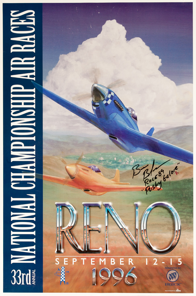 33 National Championship Air Races Reno, 1996 Original Poster | David ...
