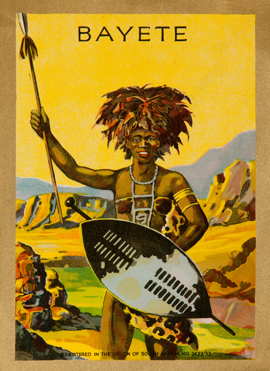 Bayete, South African Luggage Label | David Pollack Vintage Posters