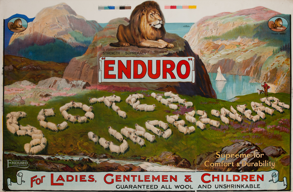 Enduro Scotch Underwear, Original Advertising Poster | David Pollack ...