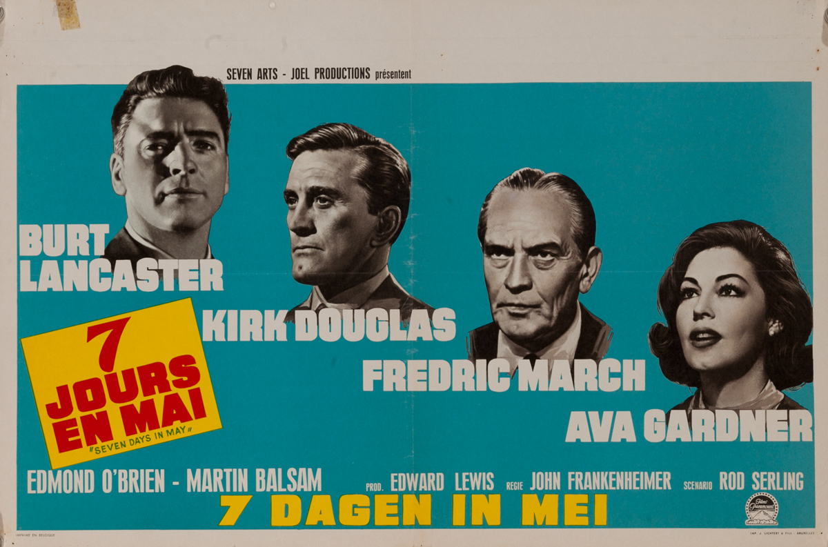 7 Days in May Original French Movie Poster | David Pollack Vintage Posters