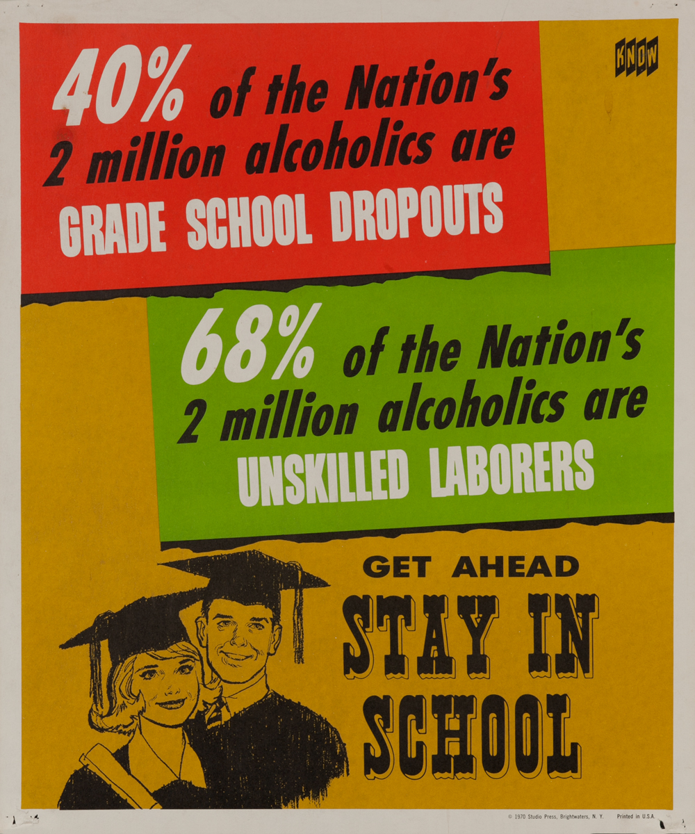 School Alcohol Posters