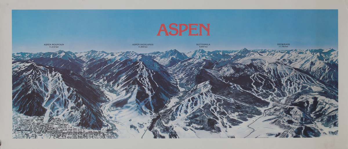 Aspen Colorado Ski Resorts Map