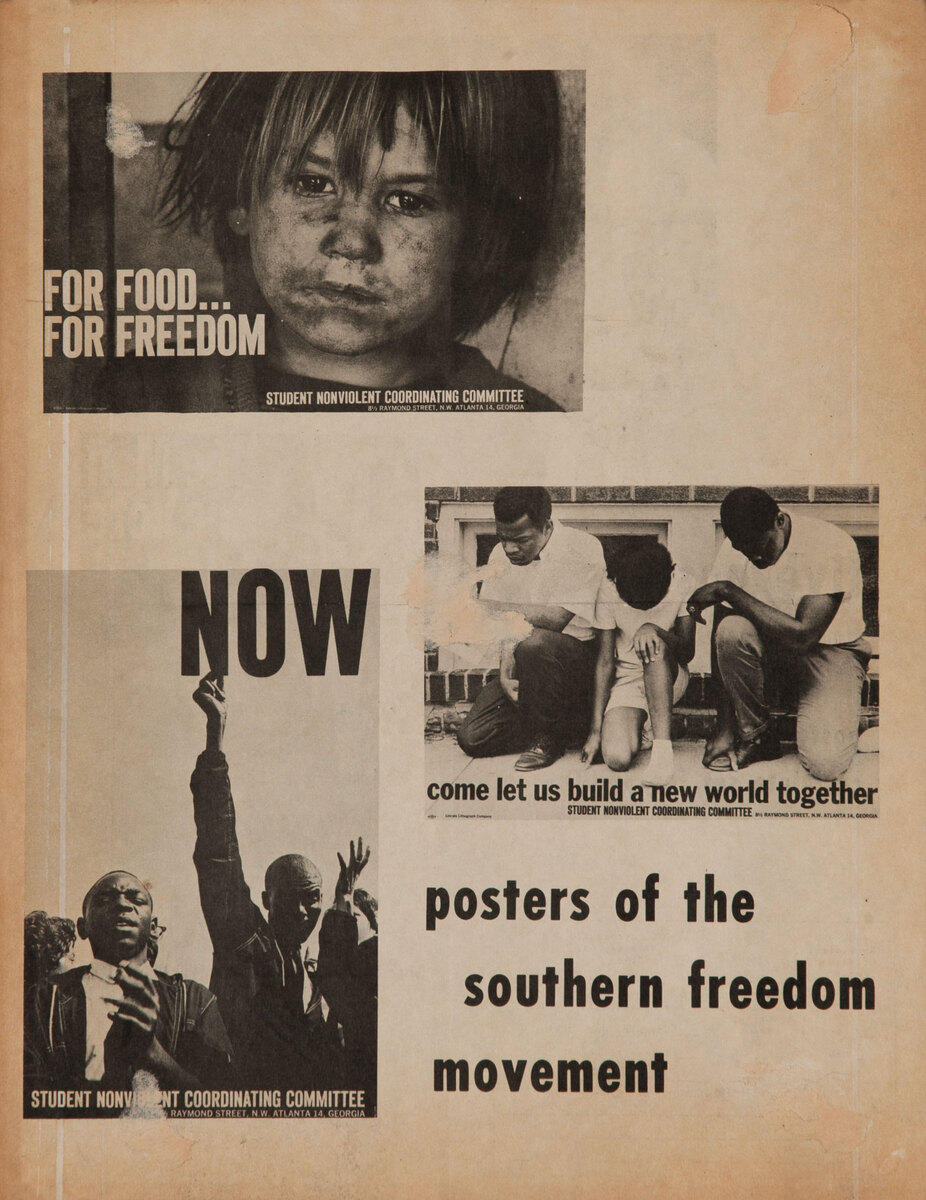Posters of the Southern Freedom Movement Original Student Nonviolent ...