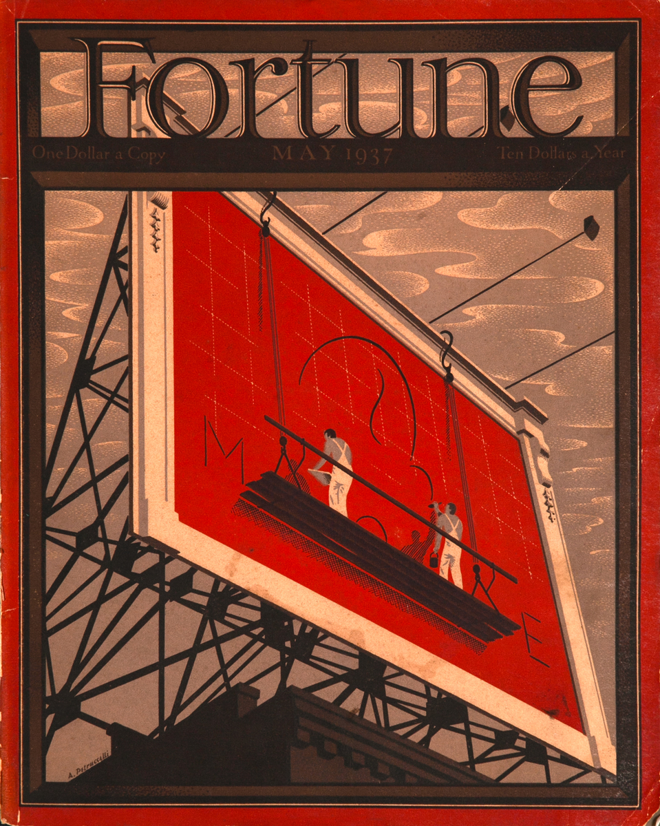 Fortune Magazine Cover May 1937 - Billboard Hanging | David Pollack ...