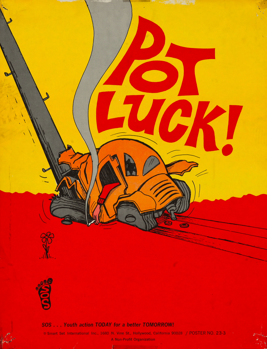 Pot Luck! Original Anti Drug Abuse Poster | David Pollack Vintage Posters
