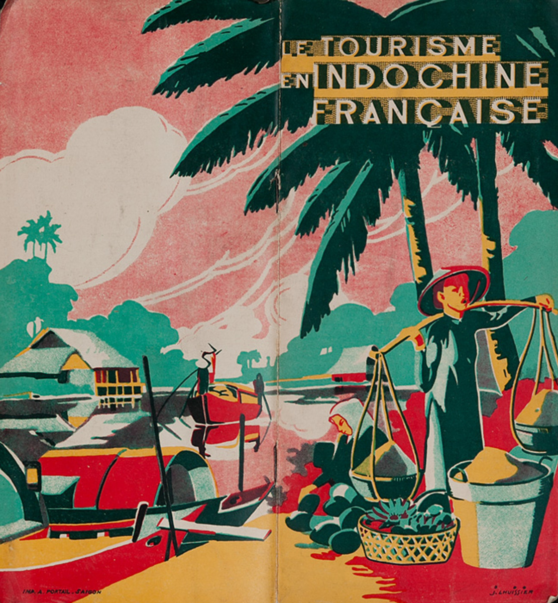 Le Tourisme en Indochine Francaise Original Travel Brochure French ...